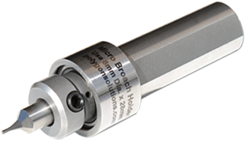 Micro Rotary Broach Tool Holder from Polygon Solutions